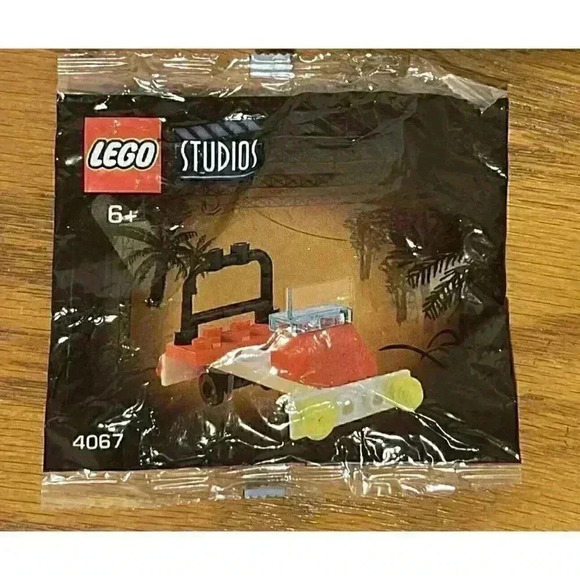 Lego | Toys | Lego Studios Jurassic Buggy 467 New Polybag 200 ...